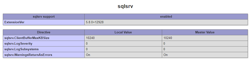Install sqlsrv into local XAMPP