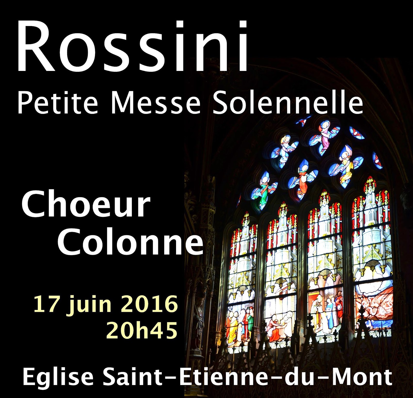 Espace Lyrique: Concert Chœur Colonne