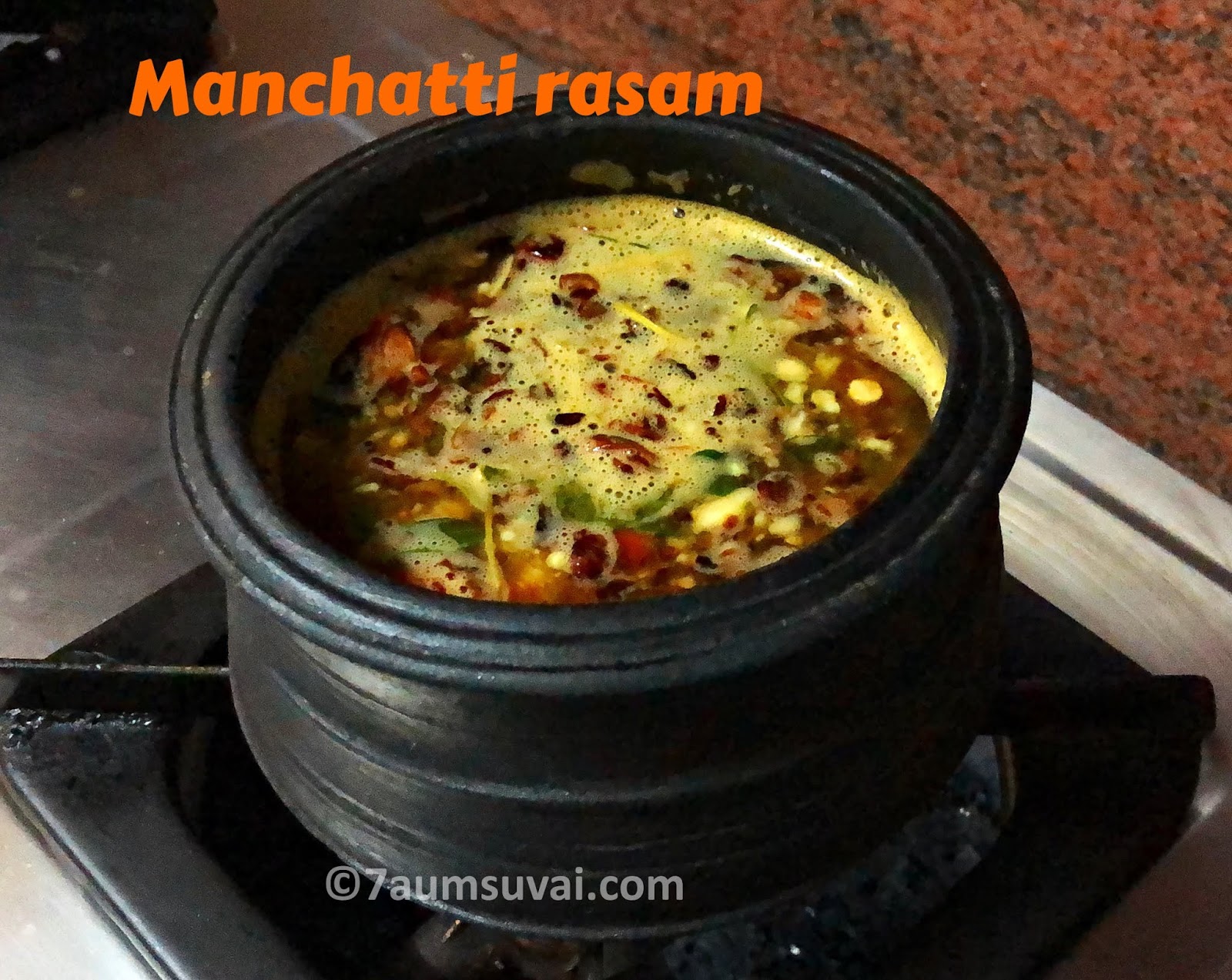 Lemon rasam / Manchatti rasam/Recipe with video / மண்சட்டி ரசம் | 7aum ...