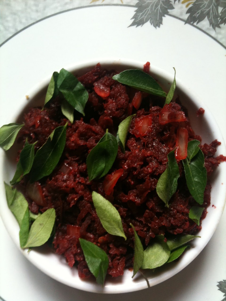 kranthi's kitchen: Beetroot fry