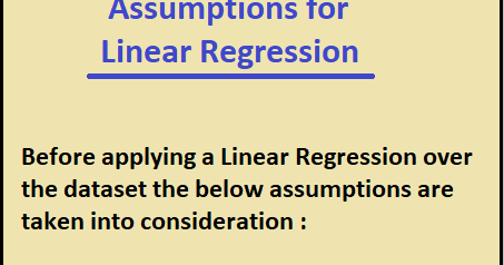 data-w-dash: Assumptions of Linear Regression