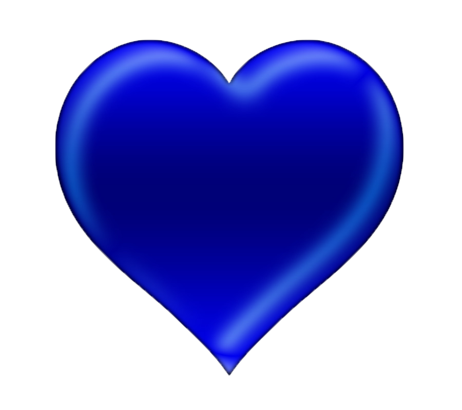 AZULNCELLA PNG: Corazones Azules