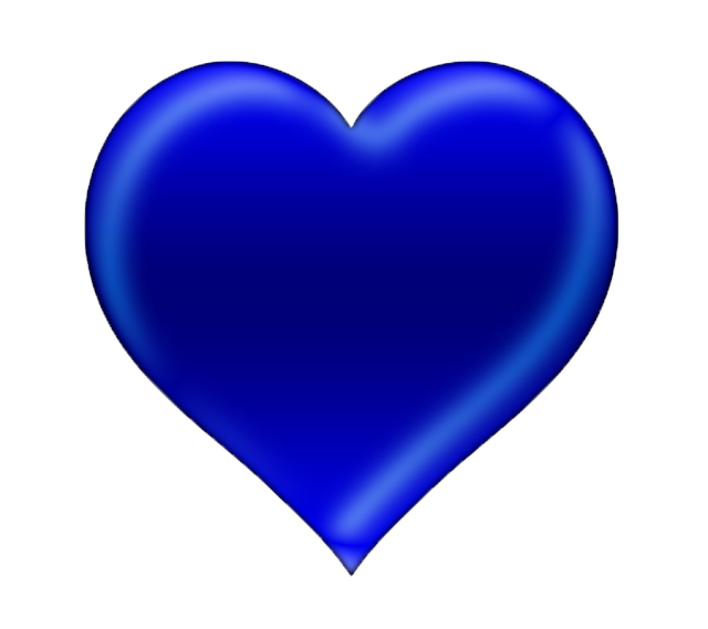 AZULNCELLA PNG: Corazones Azules