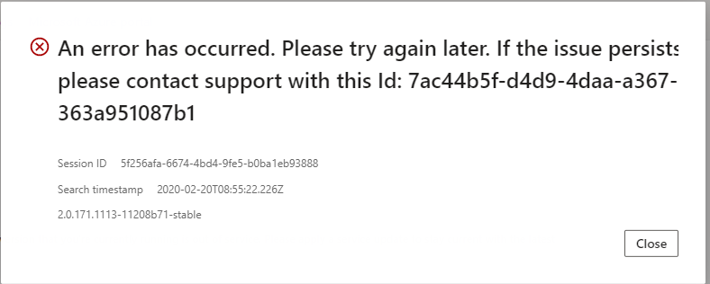 Microsoft Dynamics 365 Blogs Lcs Error An Error Has Occurred Please Try Again Later If The
