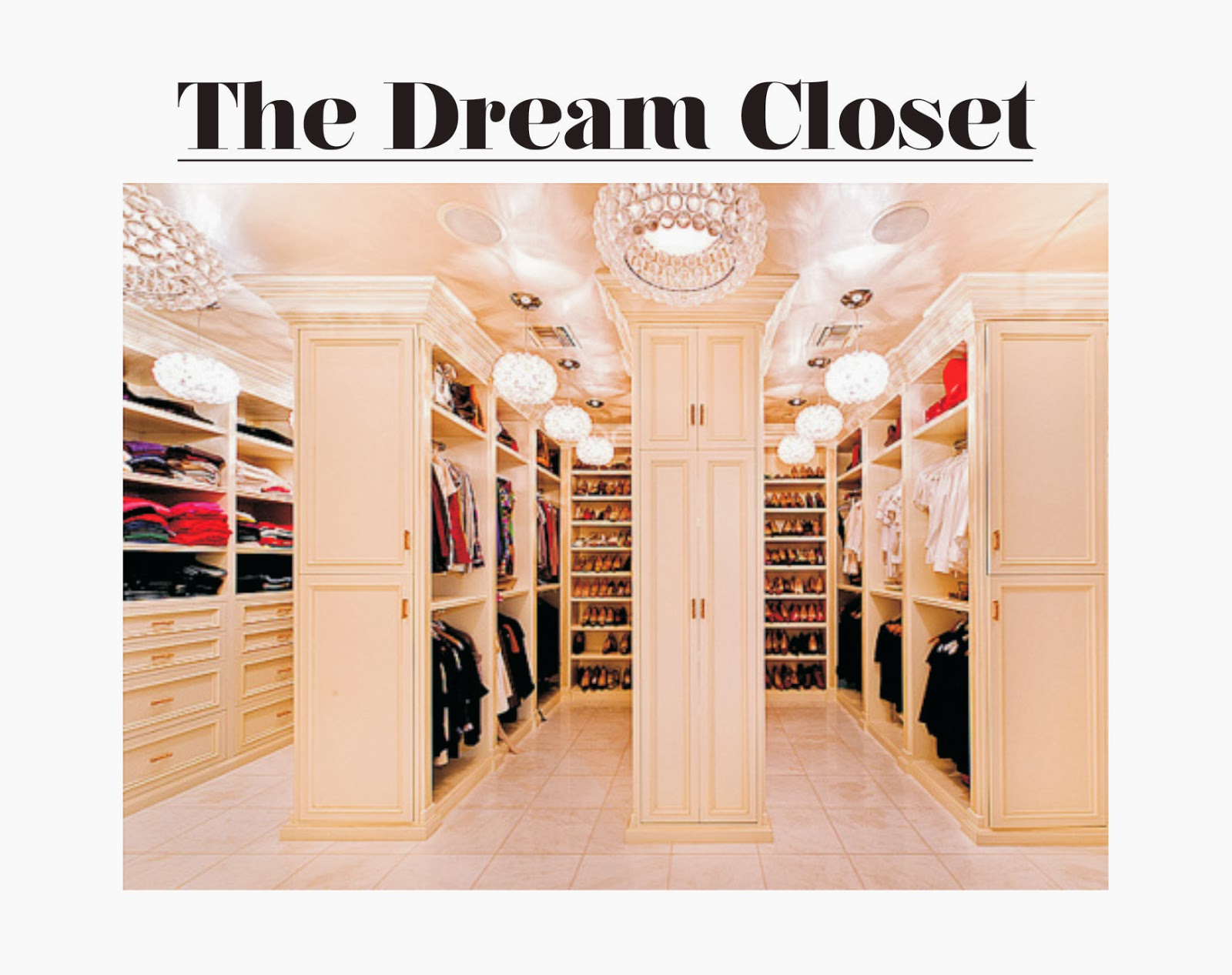 T H E F A K E B L O N D I E: The Dream Closet