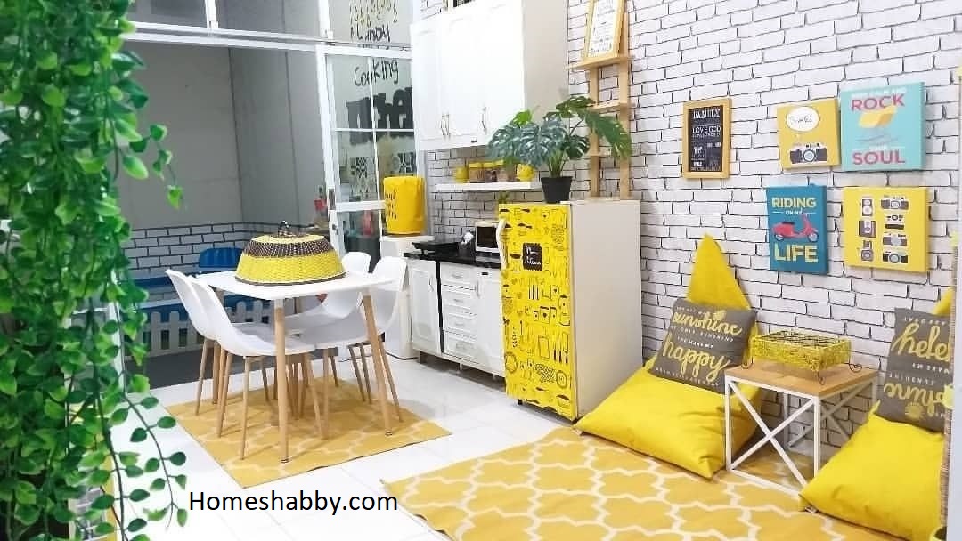 Ide Dekorasi Rumah Minimalis Bertema Warna Kuning Lengkap dengan ...