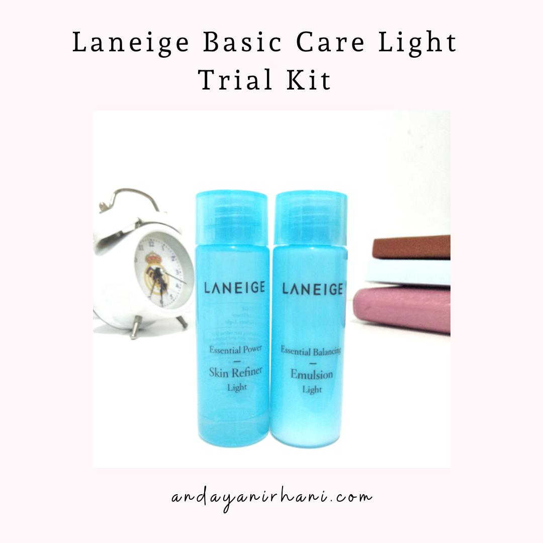 [Review] Laneige Water Bank Trial Kit 5 Item - Andayani Rhani
