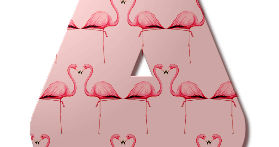 M. Michielin Alphabets: FLAMINGO SOFT PINK SEAMLESS TEXTURE ALPHABET ...