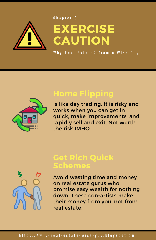 Why Real Estate? from a Wise Guy: 9. Exercise Caution