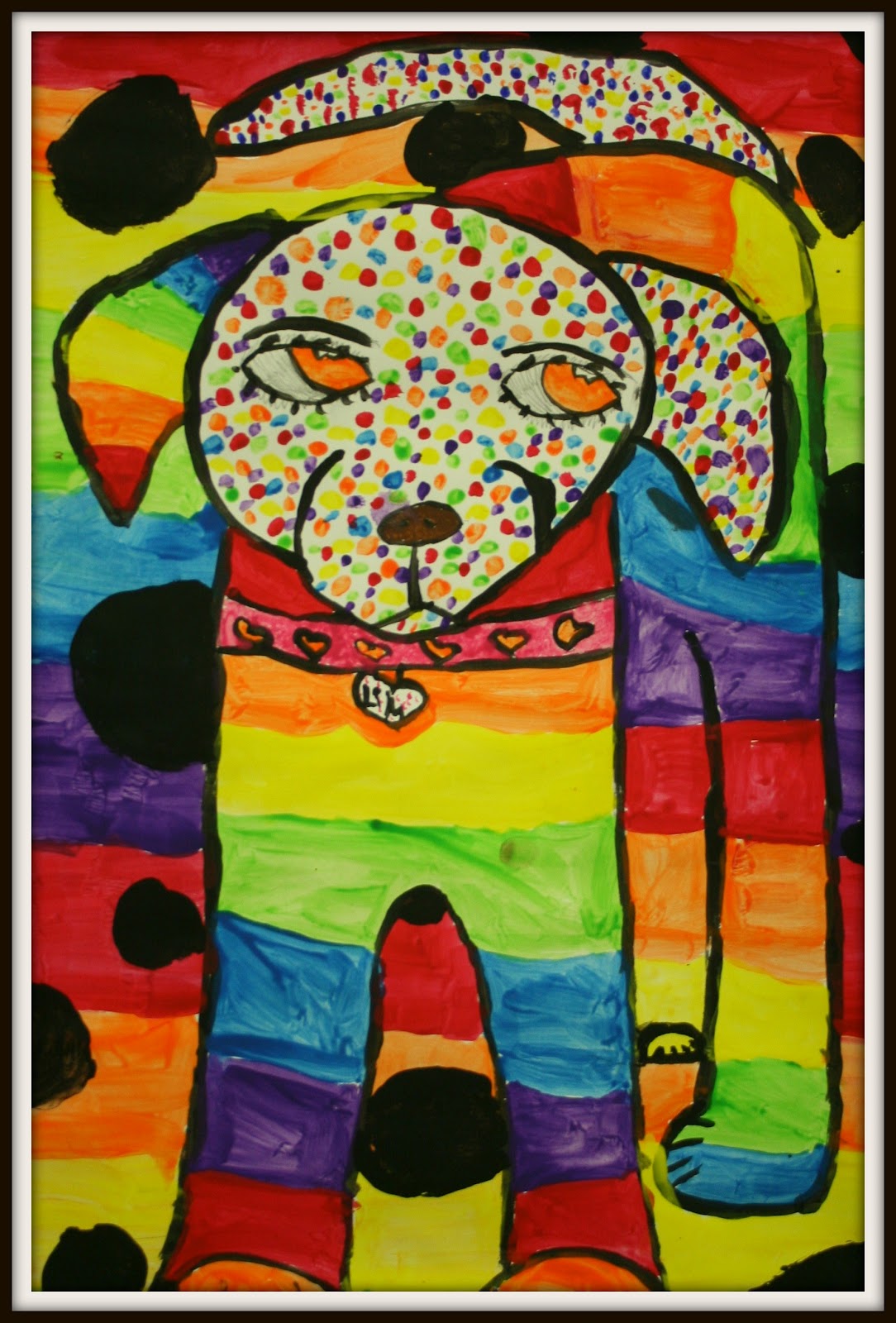 FLYING CRAYONS and other adventures in my elementary art room: BLUE DOG ...