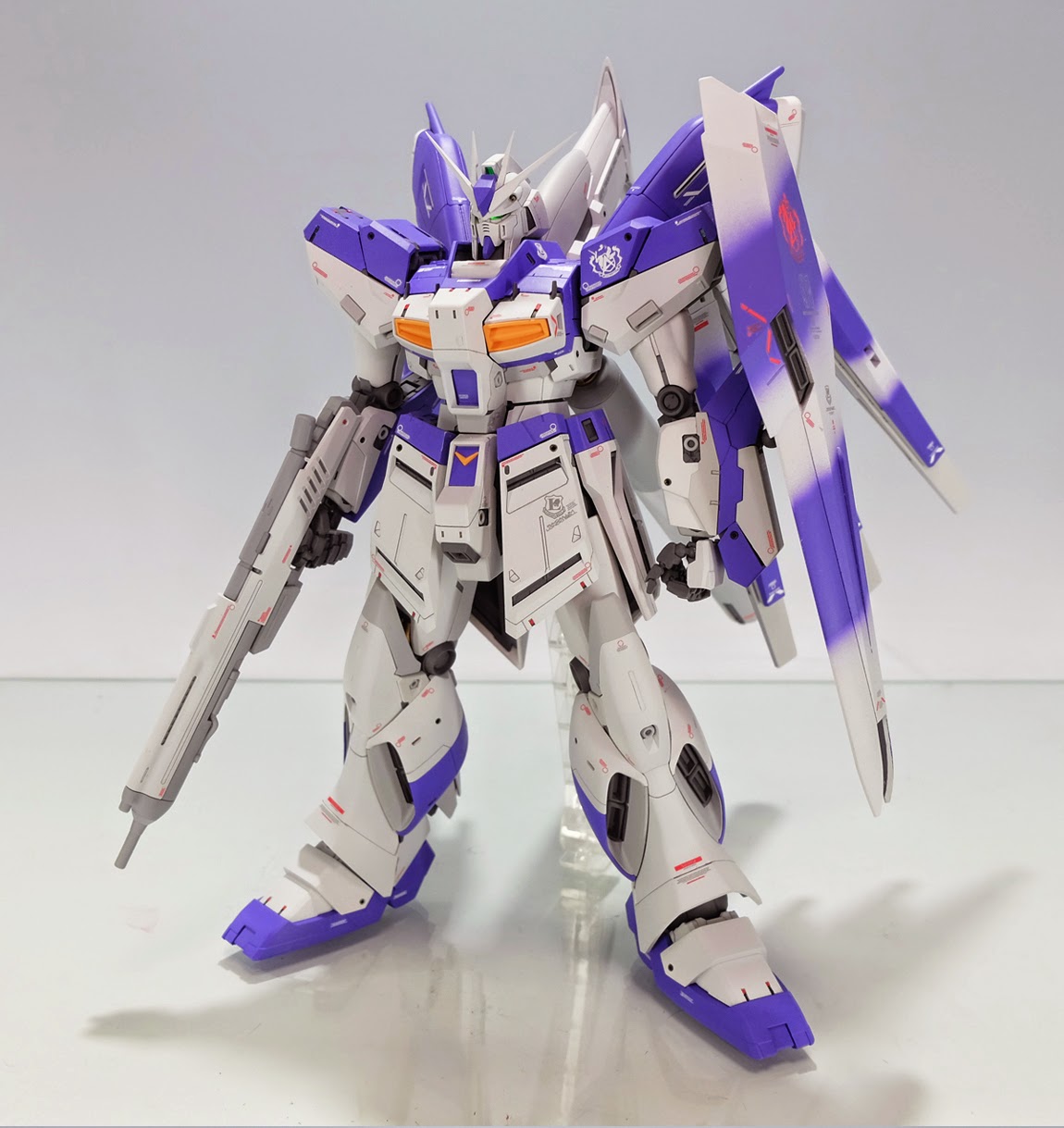 Custom Build: MG 1/100 hi-nu Gundam Ver. Ka + HWS Extension Pack