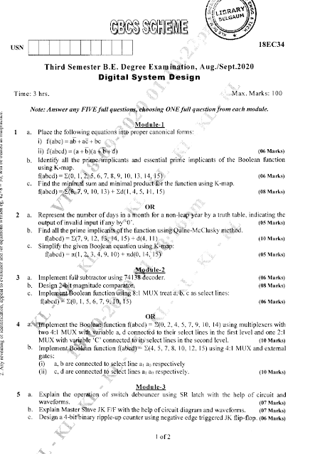 Visvesvaraya Technological University B.E. ELECTRONICS & COMMUNICATION ...