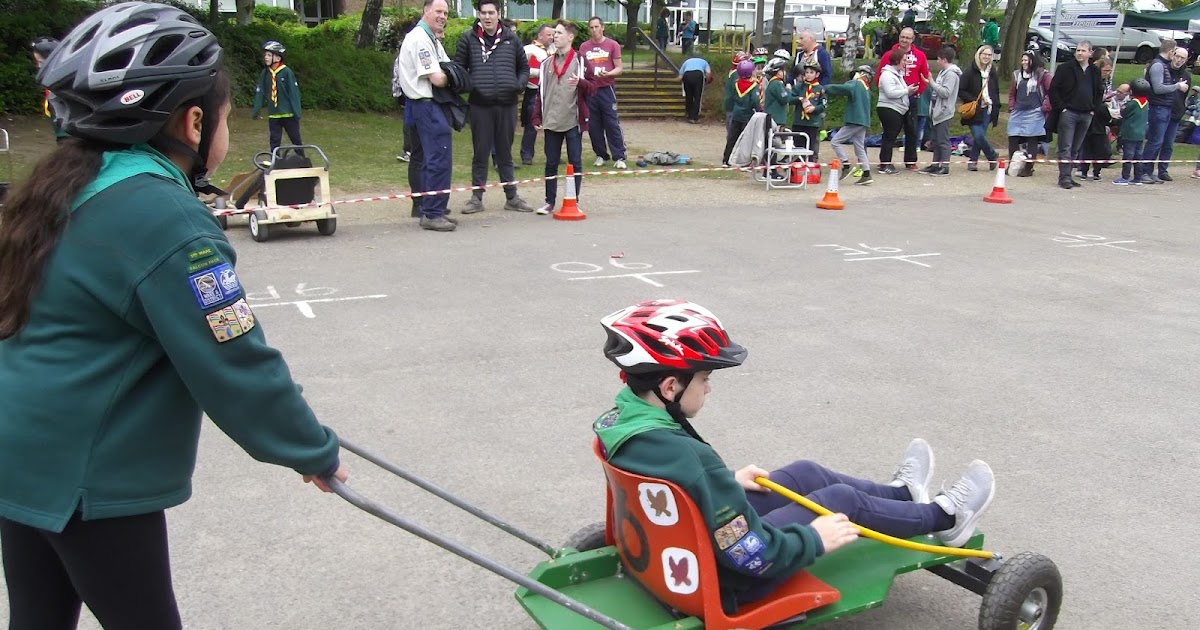 3rd Ware Scout Group: District go-karting competition