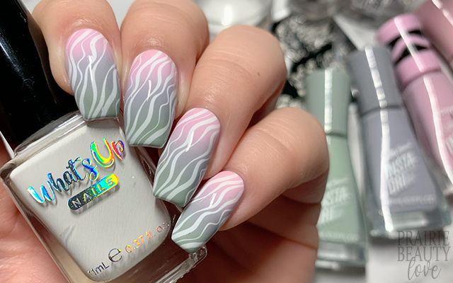 NAIL ART: Muted & Flowing Pastel Gradient Nails - Prairie Beauty