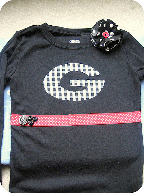 Thrifty Decorating: Jenny's Tutorial.....an embellished t-shirt