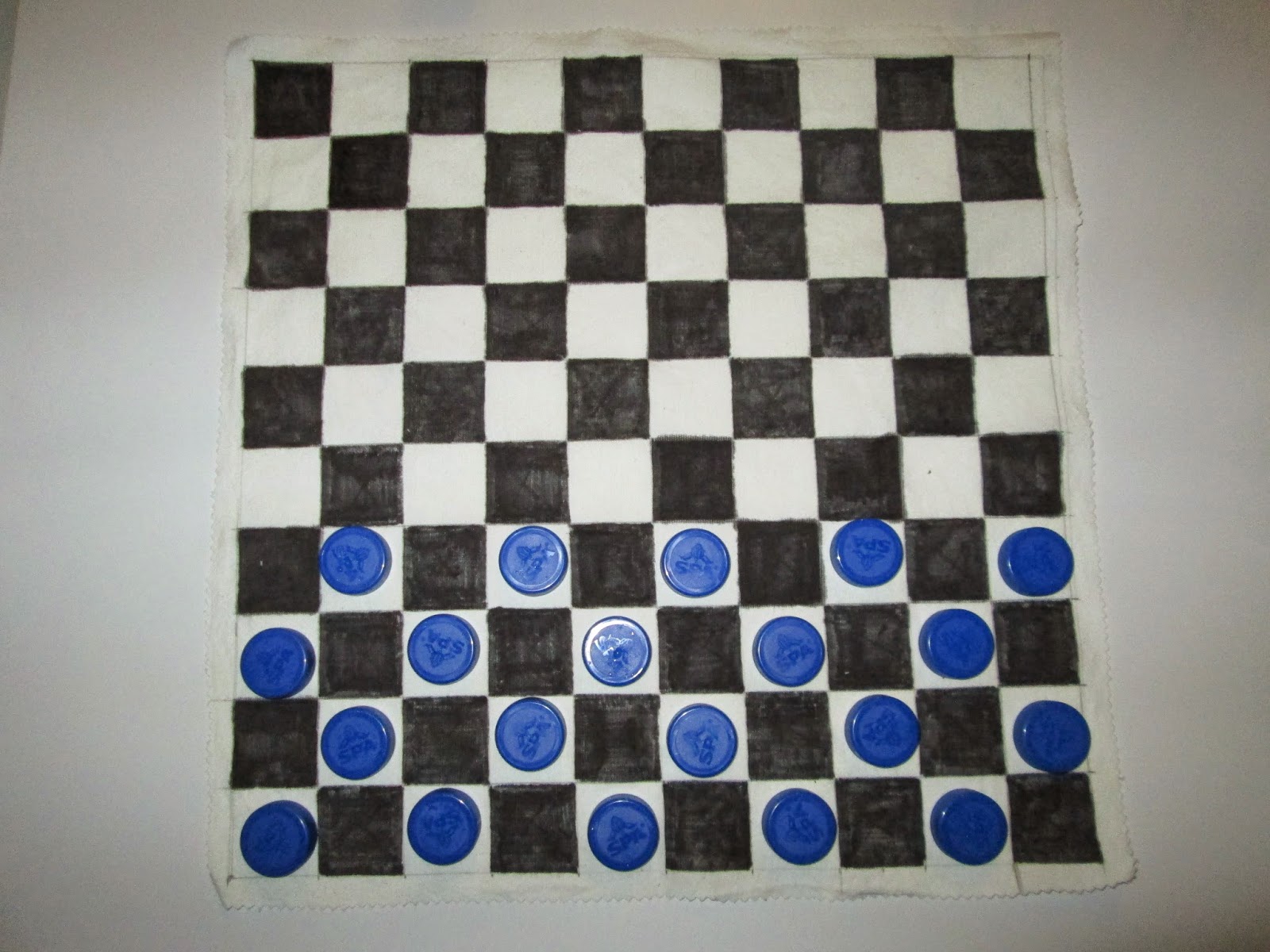 Gietjes Maksels en Baksels: Zelf een dambord maken