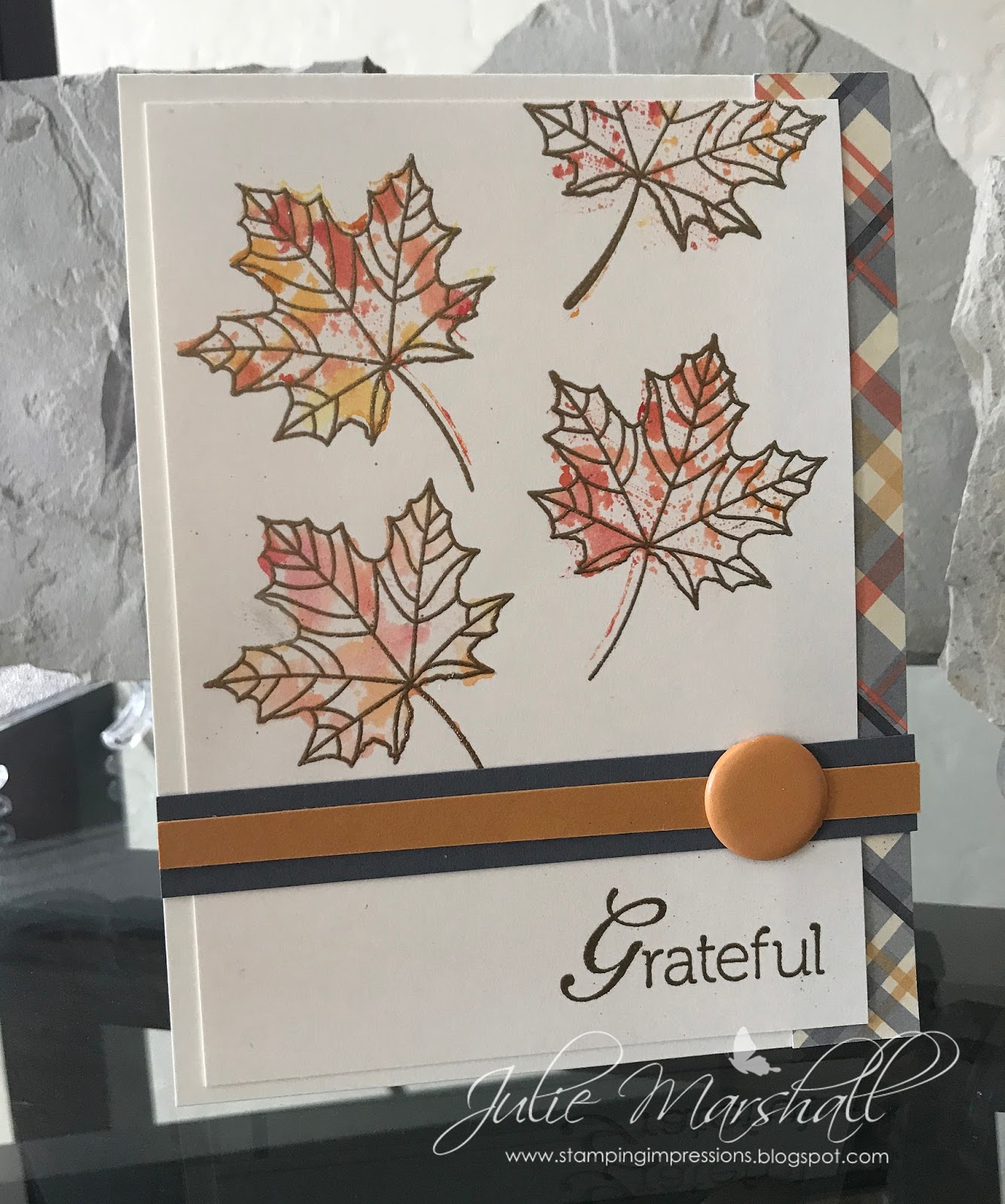 Stamping Impressions: Falling Leaves