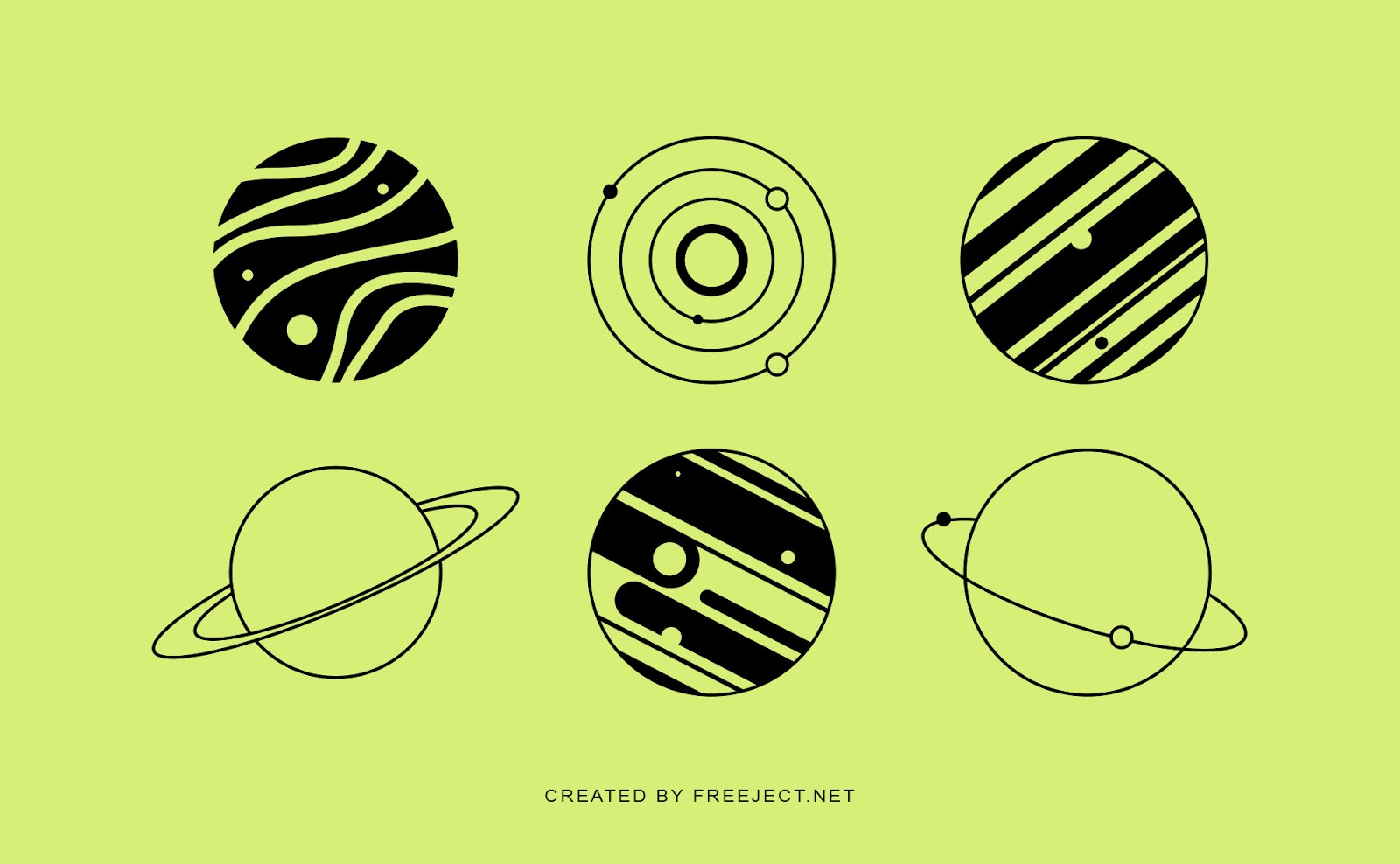 Free Download Planet Icon PNG & VECTOR