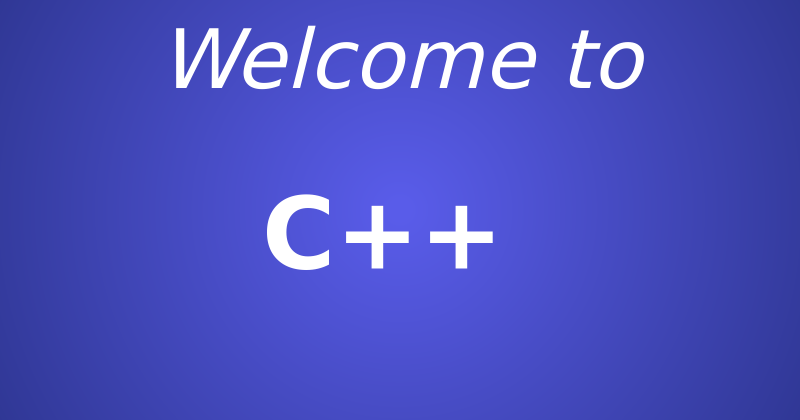 Introduction to C++