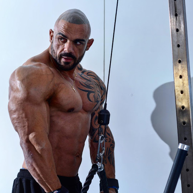 Muscle Lover: Huge bodybuilder Telemachos Petrou from Cyprus