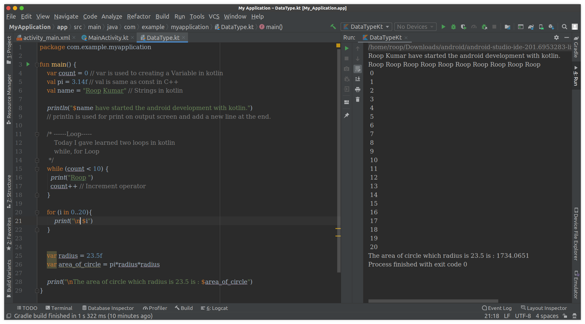 Start With Kotlin Coding Arc 3665