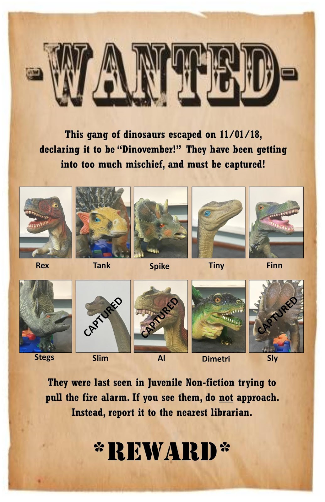 Adventures In Storytime (and Beyond): Dinovember Reflection