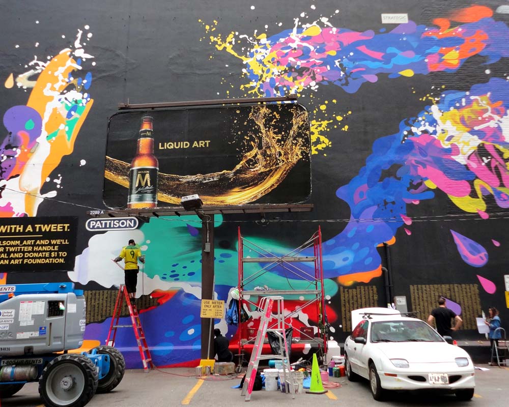 Toronto Grand Prix Tourist - A Toronto Blog: Molson M Liquid Art # ...