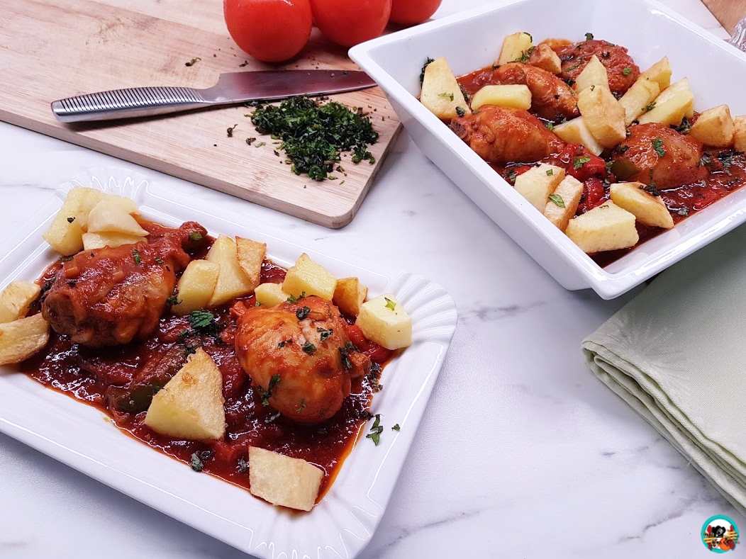 Muslito de pollo al chilindrón - ¡Huele Bien!