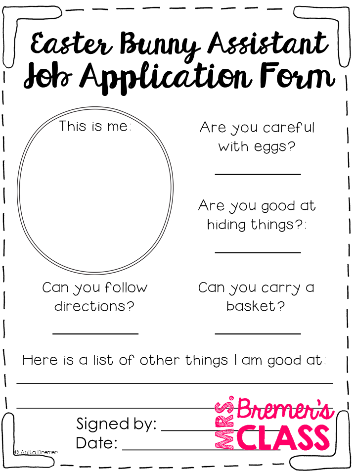 The Easter Bunny's Assistant Book Study Companion Activities | Mrs ...