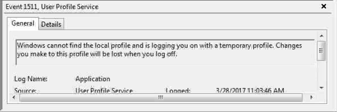 Caller IP: Windows cannot find the local profile and is logging you on ...