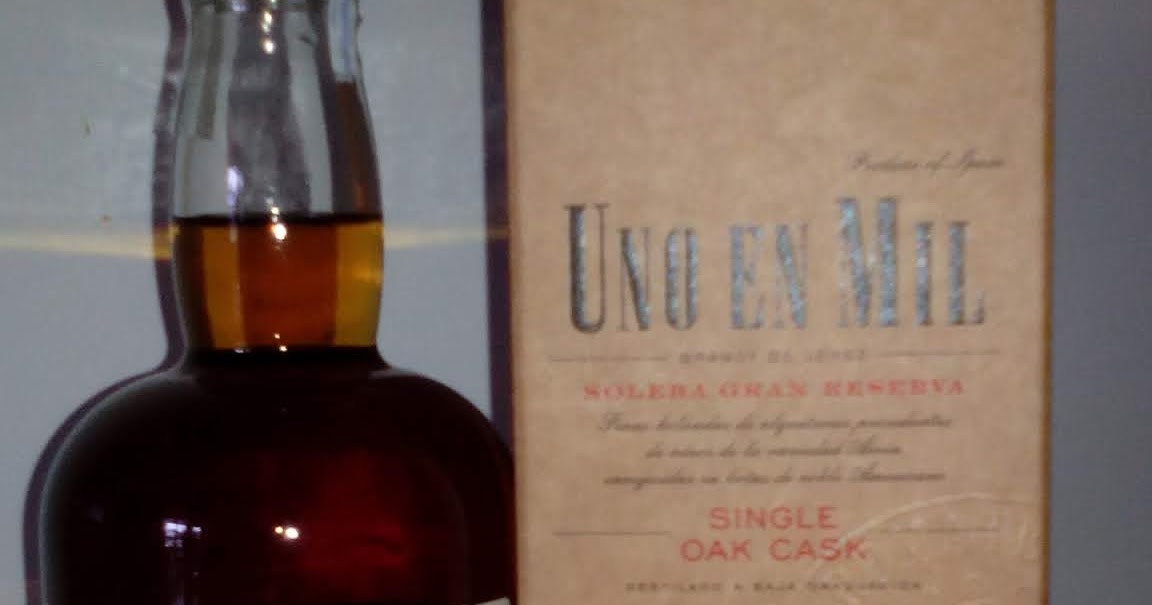 Jerez-Xeres-Sherry: Brandy Uno en Mil Solera Gran Reserva Single Cask ...