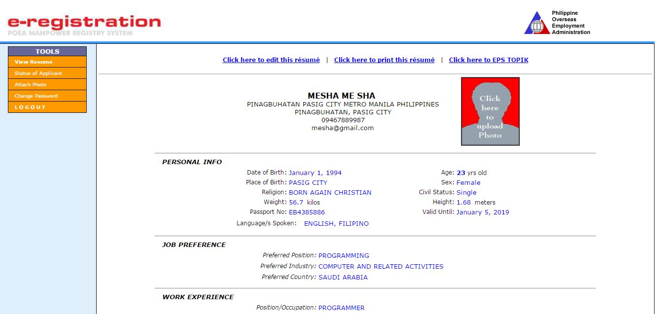 2017 Updates: How to apply POEA's online registation. - PH Trending