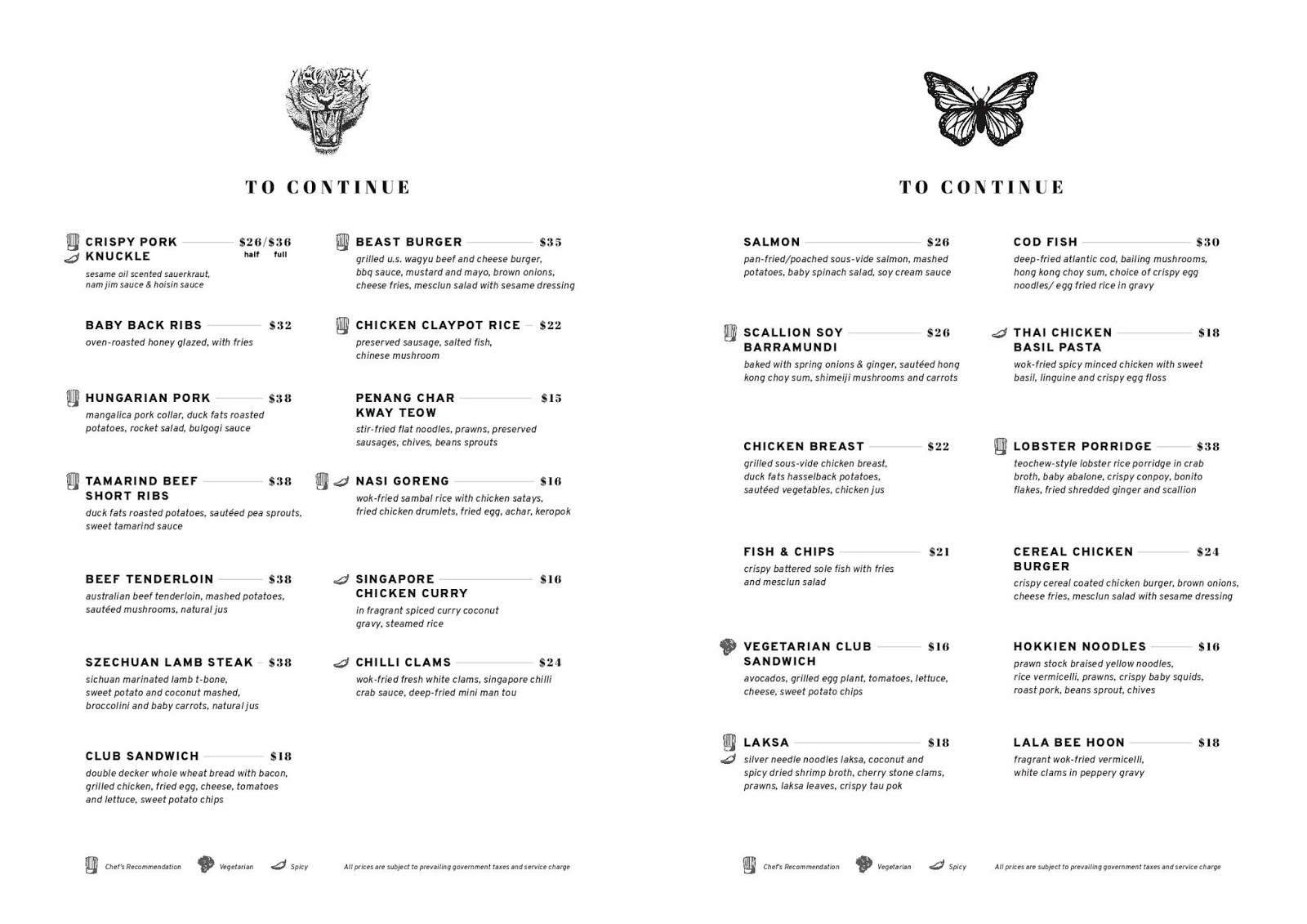 SuMMeR LoVes To Eat! Singapore Food Blog: Beast & Butterflies at (90 ...