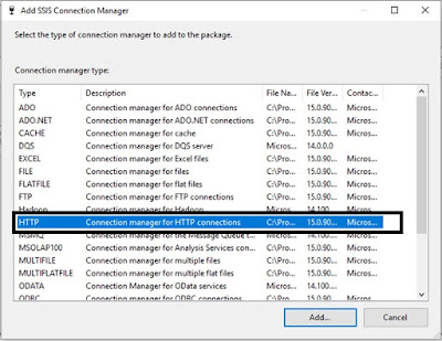 Microsoft Business Intelligence: HTTP Connection Manager in SSIS
