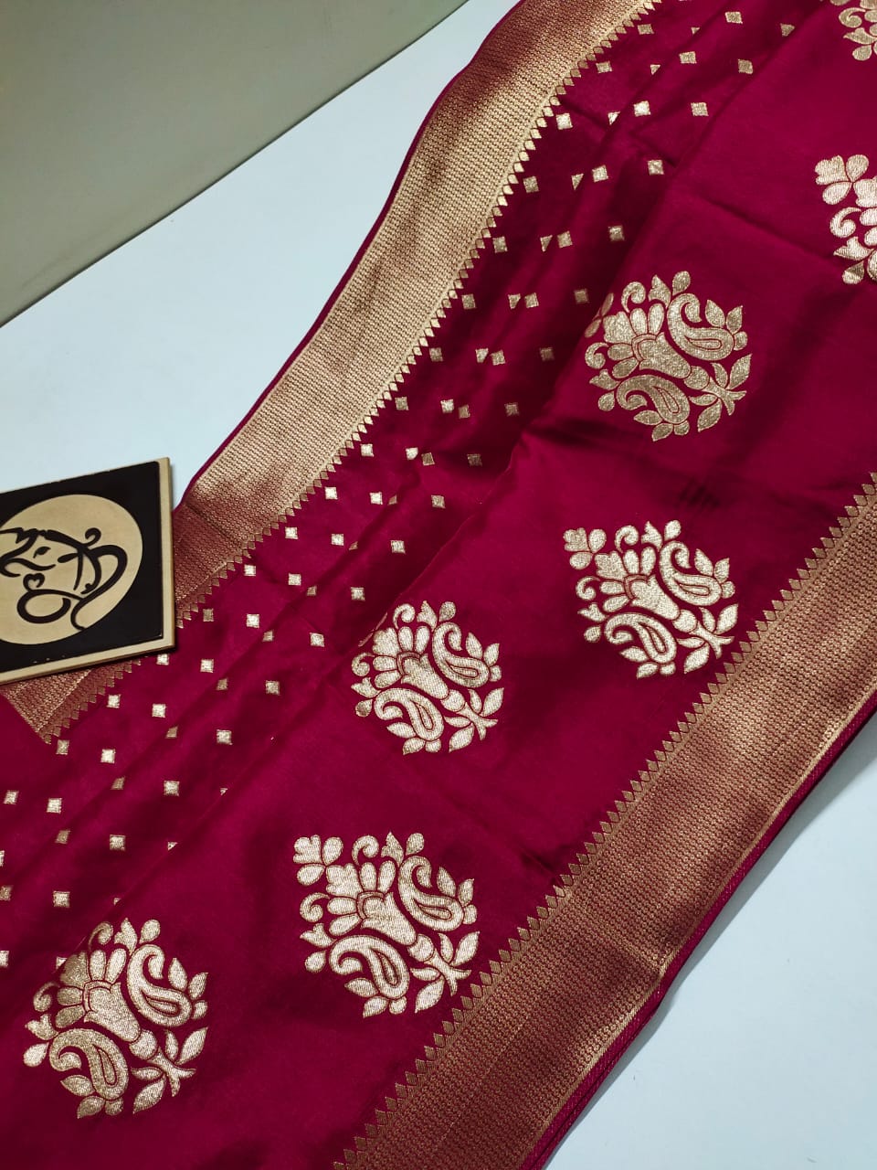 Banars Moonga Silk Work Sarees