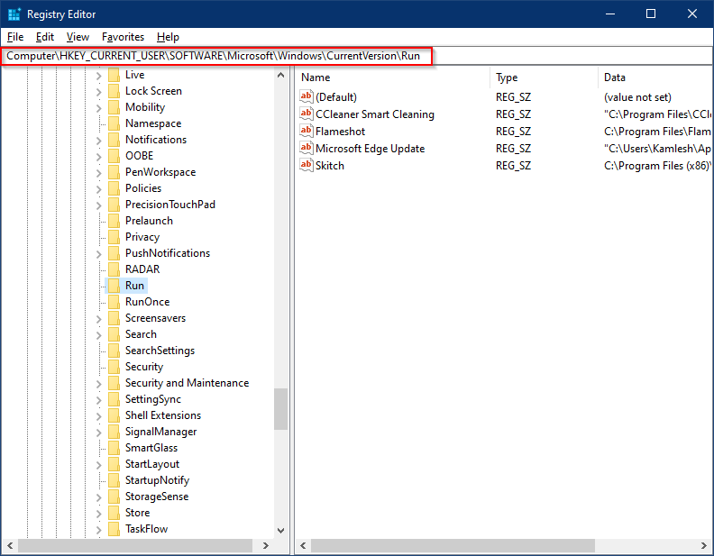 ¿Cómo eliminar entradas no válidas o no deseadas de la pestaña de ...