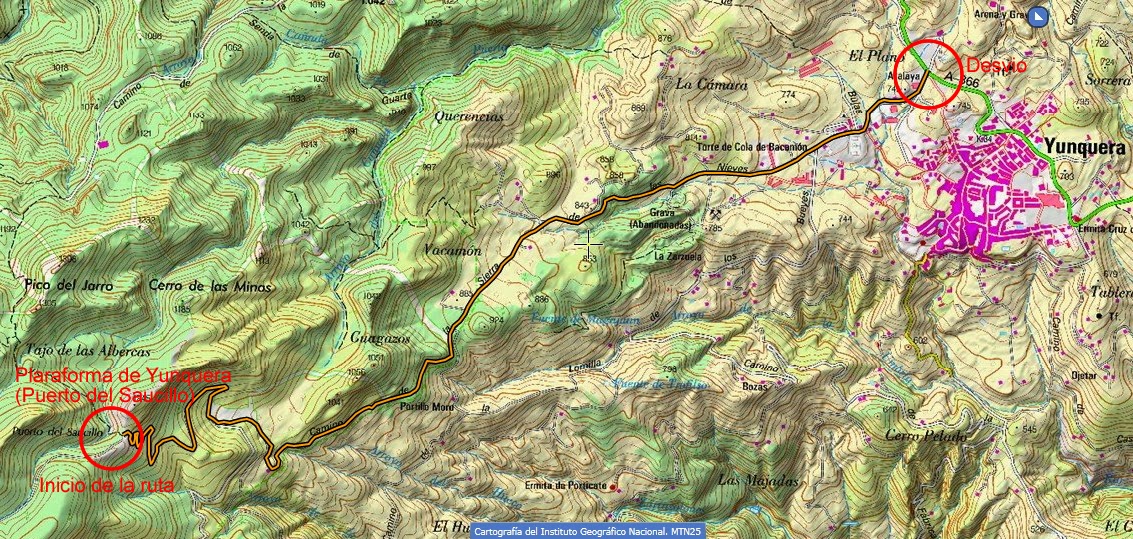 Club Montañero Ocho Miles Suabia: Ruta: Del Puerto Saucillo al Peñón de ...