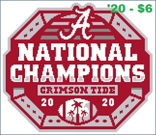 EASY PATTERNS: University of Alabama Crimson Tide cross-stitch pattern
