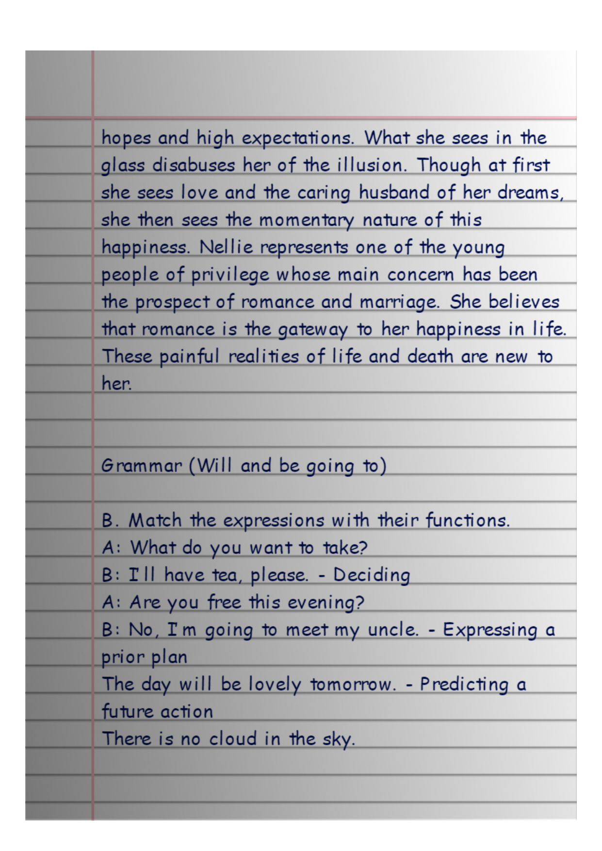 Class 11 English Note Unit 5 Life And Love class-11-english-note-unit-5-life-and-love