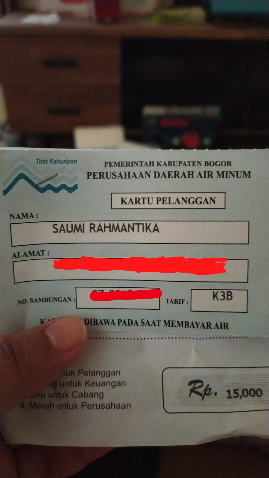 sawvega: Pengalaman Mengurus Balik Nama Pelanggan PDAM Tirta Kahuripan ...