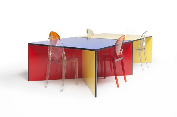 Mesa de Colores Modular para Momentos de Comedor Frescos