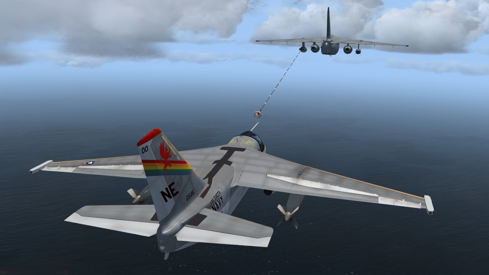 IndiaFoxtEcho Visual Simulations: S-3B Viking AI Tanker