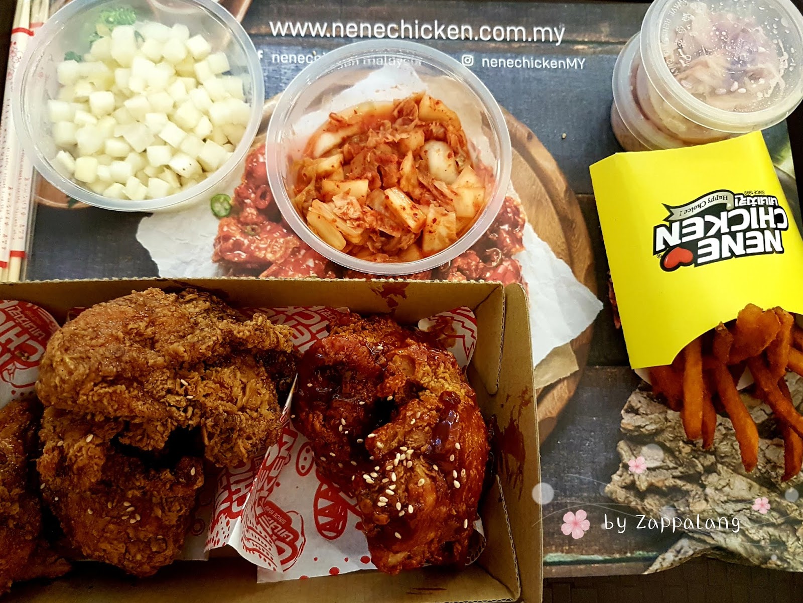 ZapPaLang: 刘在石代言的韩国炸鸡 Nene Chicken@ Midvalley