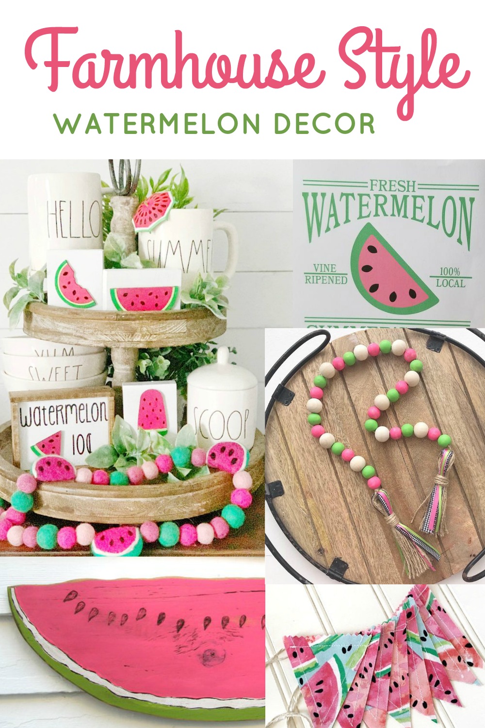 Brandi Raae: Farmhouse Watermelon Decor