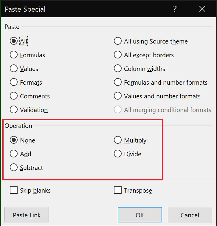 Paste Special Excel - ExcelManiacs