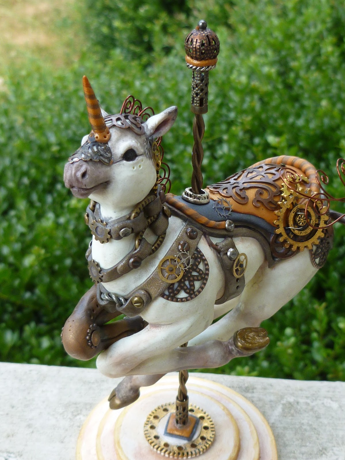 Mystic Reflections: Riding a Steampunk Carousel