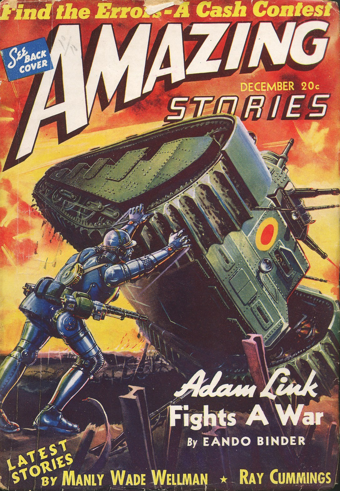 AMAZING STORIES, DECEMBER 1940 | Amazing stories, Pulp science fiction ...