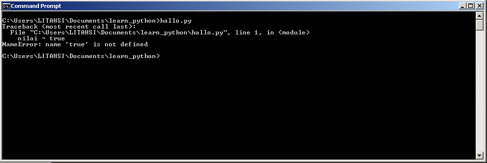Python Part 11 : Tipe Data Boolean Python Part 11 : Tipe Data Boolean