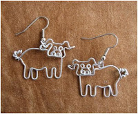 Whimsical Animal Wire Work Jewelry by Chatnoir77 / The Beading Gem