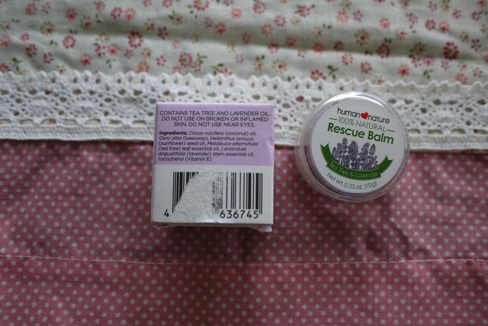 The Beauty Junkie - ranechin.com: Human Nature 100% Natural Rescue Balm